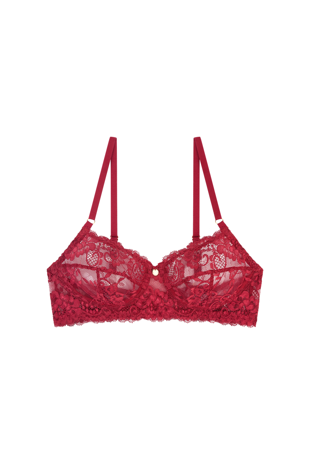 Bralette Savi Deep red - bra without underwire